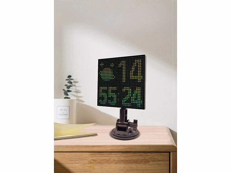 Cadre photo afficheur LED programmable connecté 1024 LED | Cadres ...