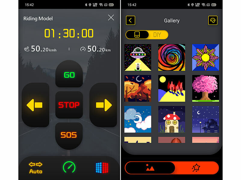 Cadre photo afficheur LED programmable connecté 4096 LED | Cadres ...