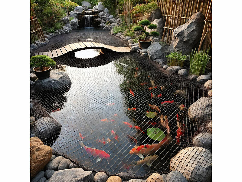 Filet de protection pour bassin à mailles fines - 3 x 4 m | Pour l ...