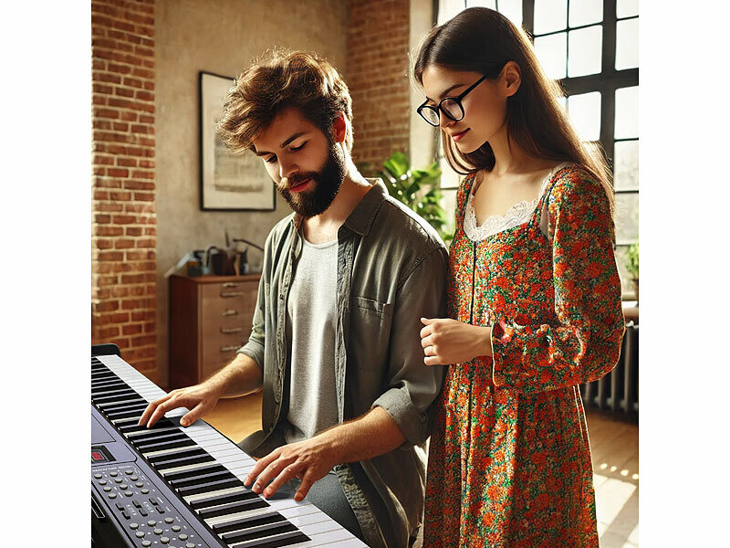 Piano numérique 88 touches avec pédale EK-88 | Instruments et ...